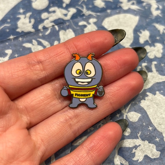 Disney | Accessories | Disney Figment Alien Pin | Poshmark